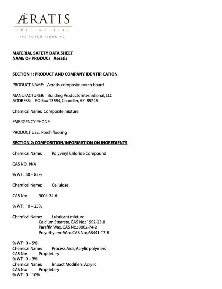 aeratis-msds-sheet-image - Warren Trask Company